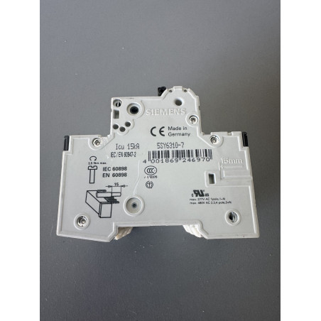 Disjoncteur triphasé Siemens 5SY6310-7